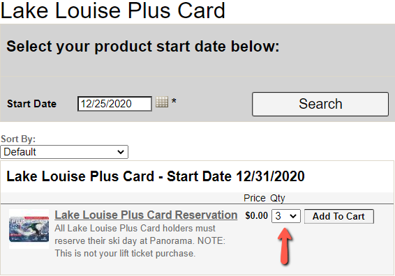 Lake Louise Card